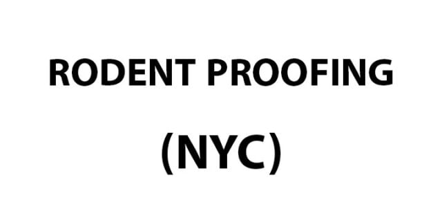 Rodent Proofing Code - HN REPUBLIC, ARCHITECTURAL DESIGN & DOB PERMIT ...